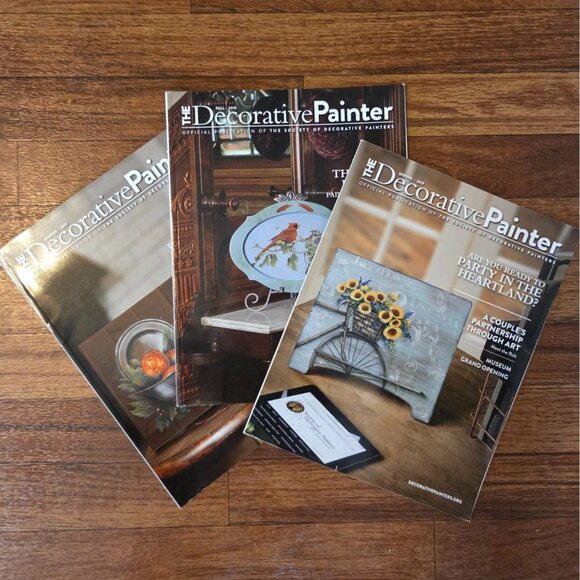 Other | 3 Decorative Painter Magazines 219 Subscription Issues National ...